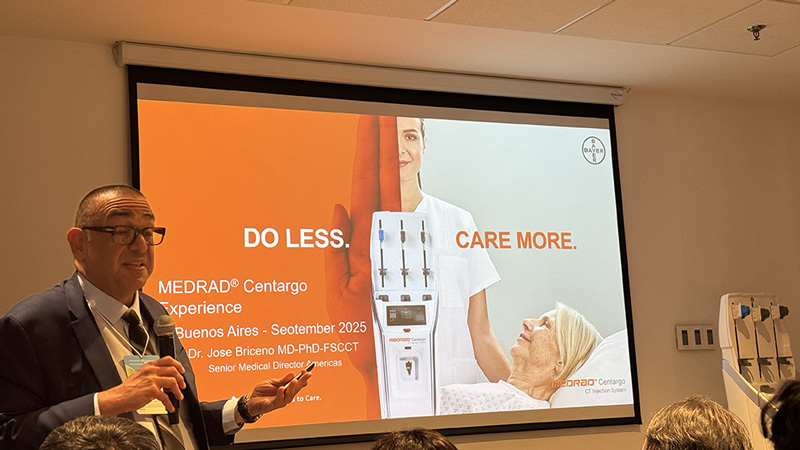 Bayer Radiología presentó en el CADI 2025 el inyector para TC Medrad ...